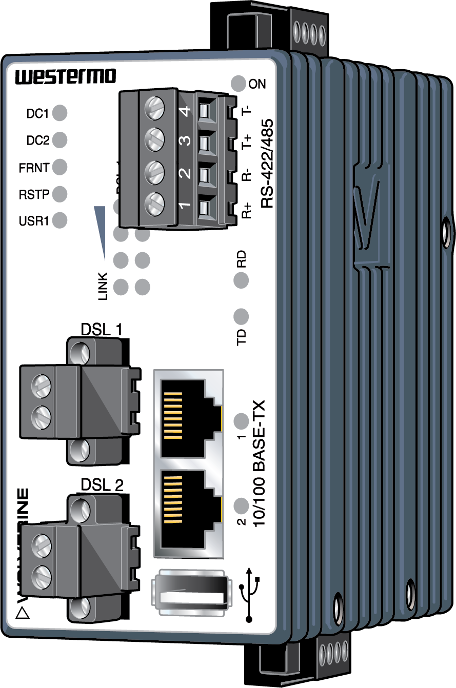 Support for DDW-242-485 Ethernet Extender ᐅ Westermo