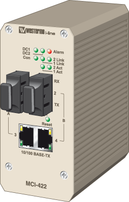 Support for MCI-422-MM-SC2 Ethernet to Fibre Media Converter ᐈ Westermo
