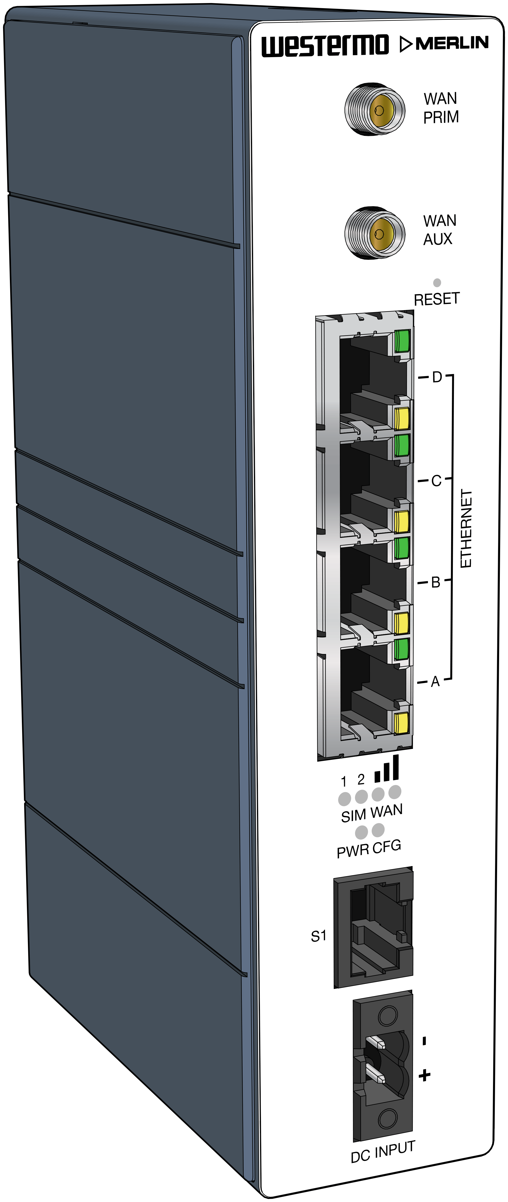 Support for Merlin-4106-T4-S1-DI1-QFT Cellular Router ᐅ Westermo