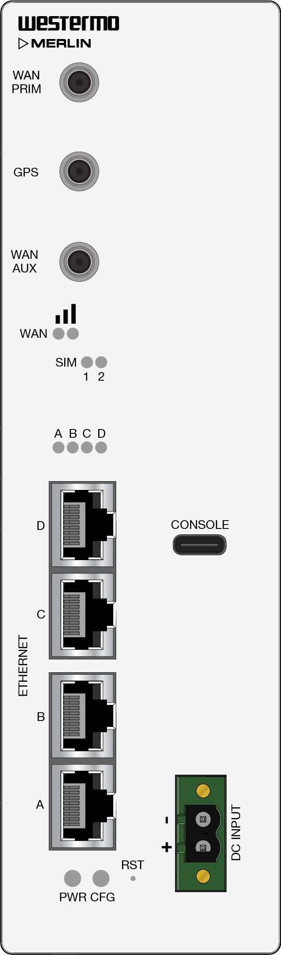 Merlin-4605-T4-DI6-DO2-LV - westermo