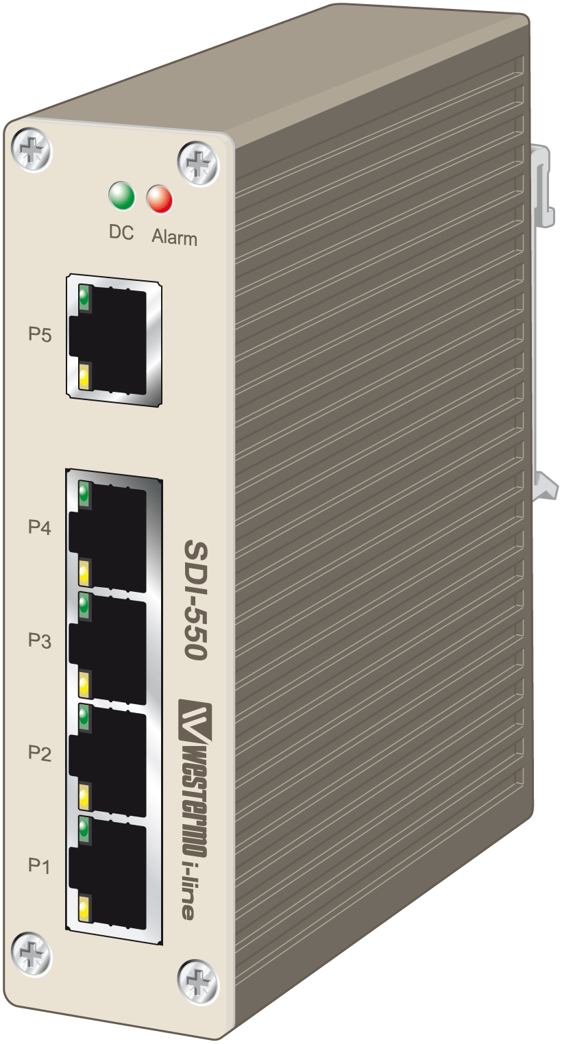 Support for SDI-550 Industrial Ethernet Switch ᐈ Westermo