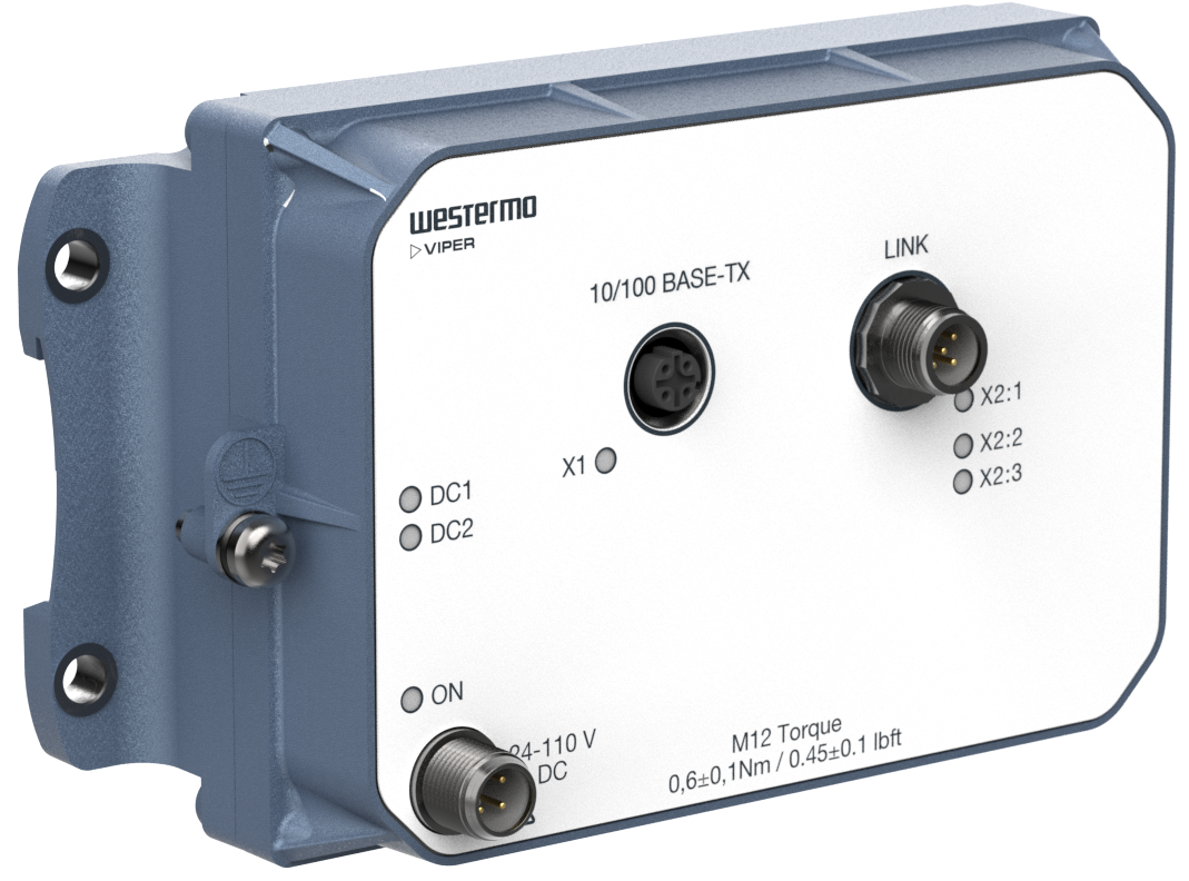 EN50155 Pont large bande Ethernet - DDW-002-B1 | Westermo