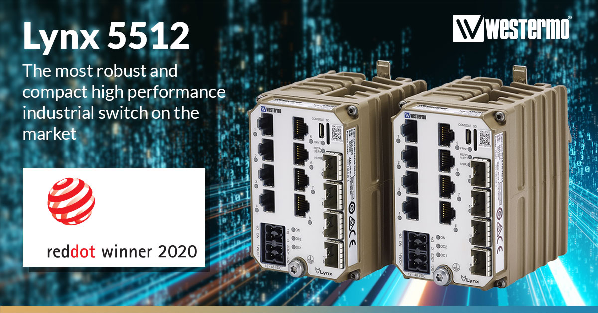 Westermo Red Dot award-winning products