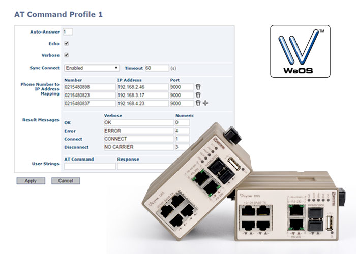 Did you know that a WeOS device with a serial port can act as a PSTN ...