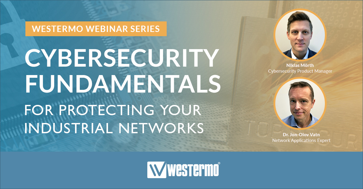 Webinars on Industrial Cybersecurity Fundamentals ᐈ Westermo