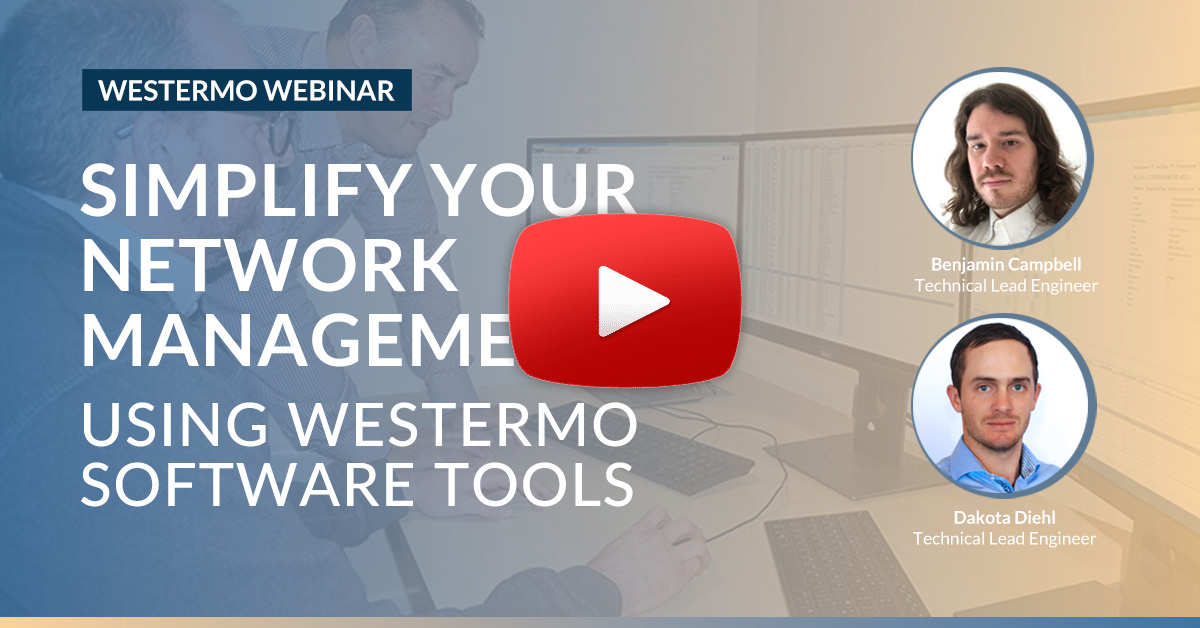 Webinar: Simplify your network management using Westermo software tools