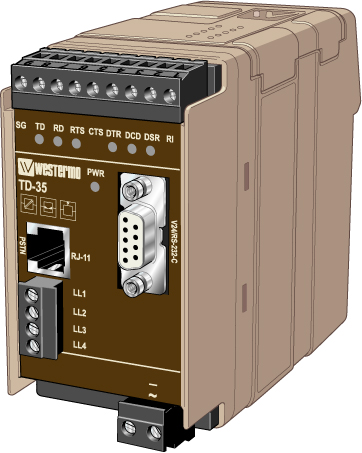 Support for TD-35 LV RS-422/485 PSTN and Leased Line Modem ᐈ Westermo