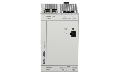 PS-240-P4G DIN-Rail Power Injector and PSU Combination Unit ᐅ Westermo