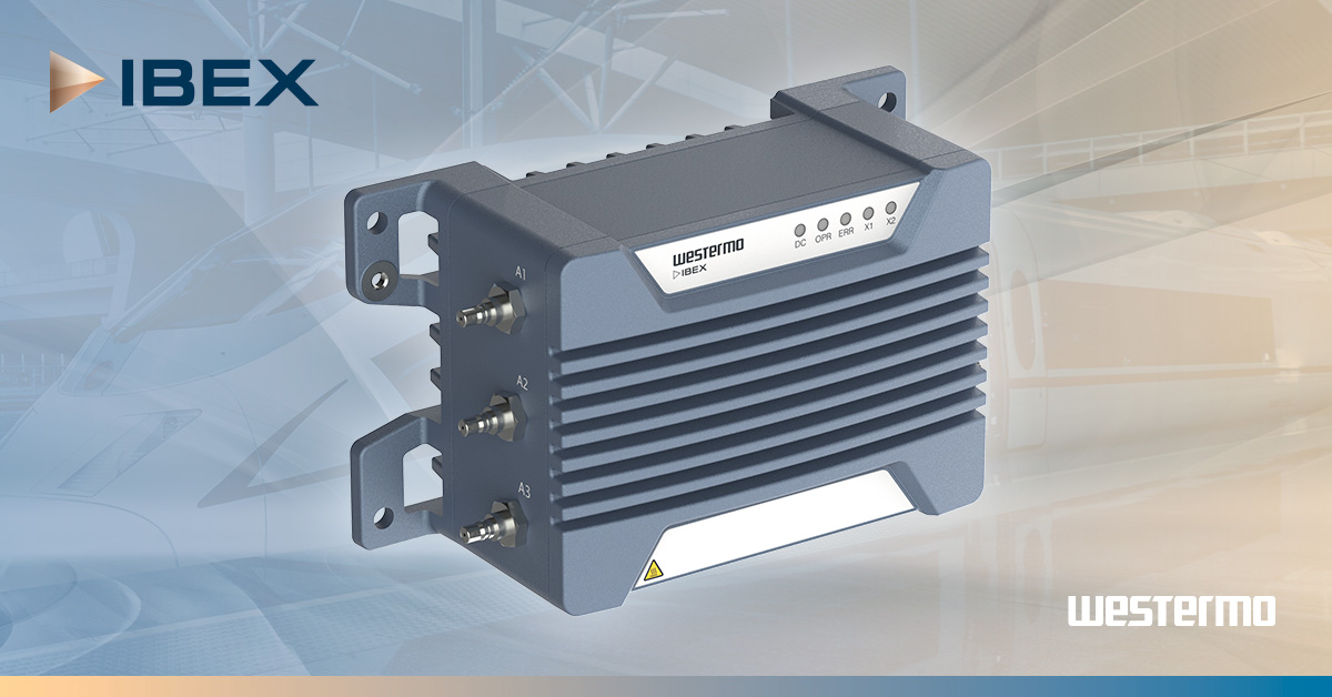 EN 50155 LTE Router & Mobile Gateway | IBEX-RT-330 ᐅ Westermo
